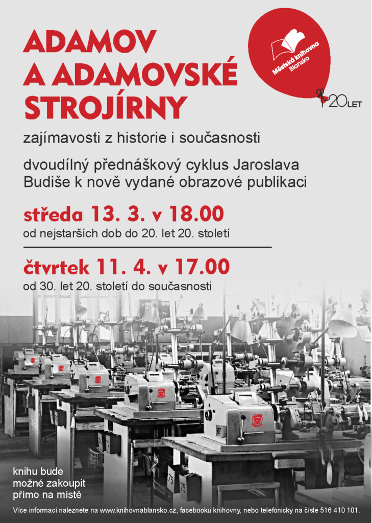 Adamov a Adamovské strojírny | Městská knihovna Blansko